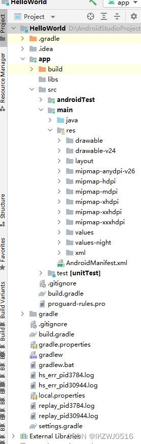 安卓应用目录结构sethasmipmap Csdn博客