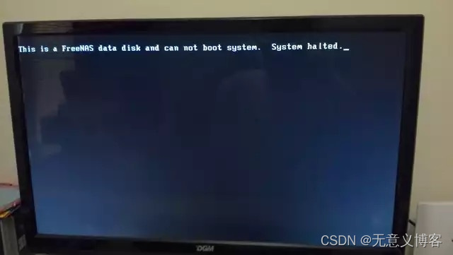 戴尔730xd 安装truenas到raid 中的硬盘出现的错误，This is a truenas data disk and can not boot system._turenas安装报 ...
