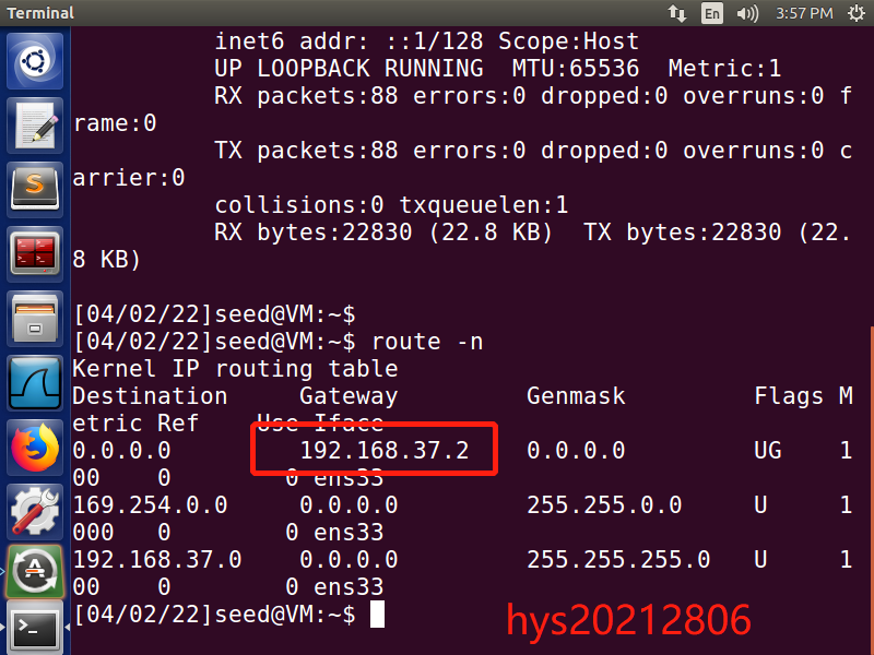 实践四 TCP/IP网络协议攻击 - 20212806胡云深 - 博客园