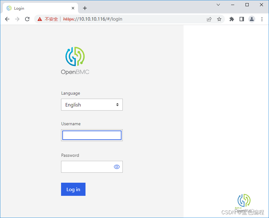 Openbmc笔记4:在镜像中添加web界面 Ast2600 连接webui Csdn博客