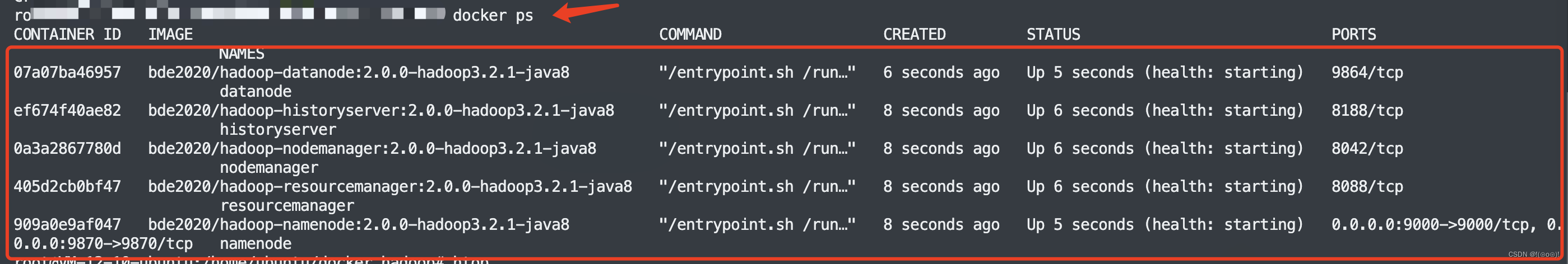 Docker Compose 安装 Hadoop 集群 Docker Compose 搭建hadoop集群 Csdn博客