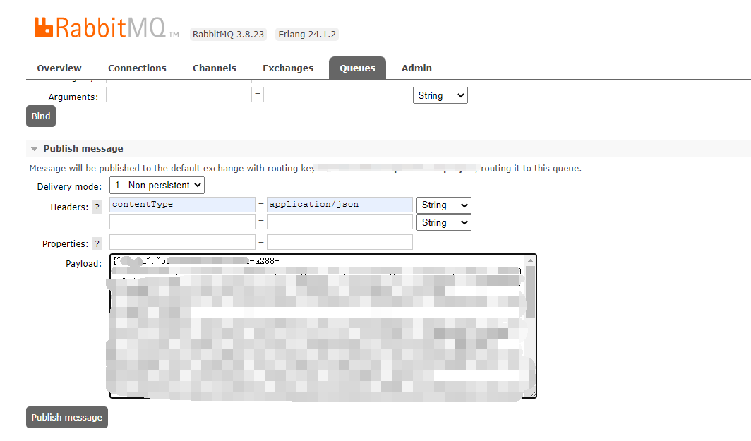 如何使用rabbitmq的管理界面查看队列的消息内容和人工发送消息内容_rabbitmq查看消息内容-CSDN博客