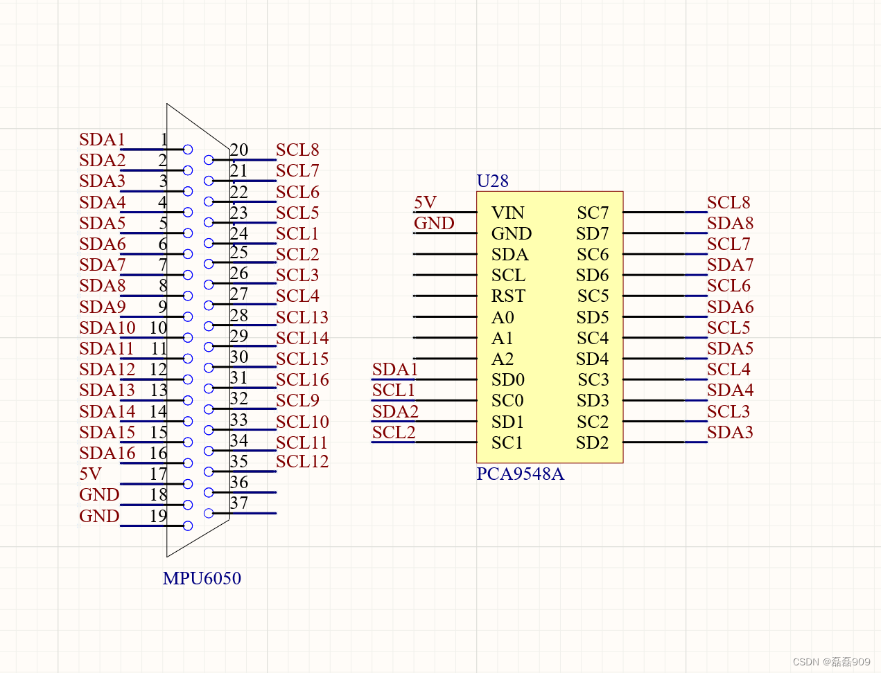 基于arduino的IIC扩展同时读取八个MPU6050的数据_iic扩展芯片-CSDN博客