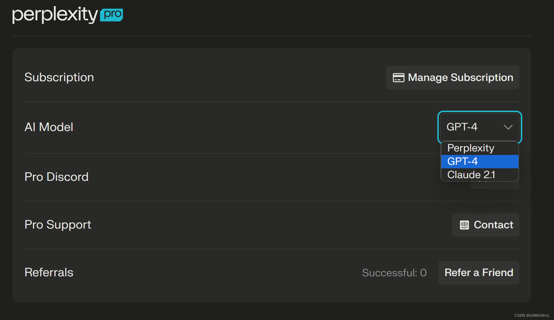 免费使用俩个月ChatGPT4和Claude2.1--Perplexity的活动_perplexity 如何免费-CSDN博客