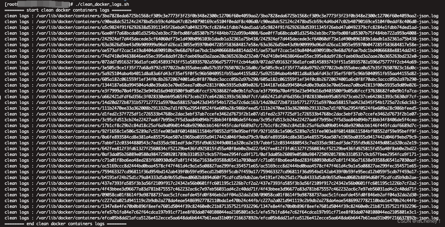 Shell脚本：清理docker容器日志脚本 对docker容器进行定时清理的shell脚本 Csdn博客
