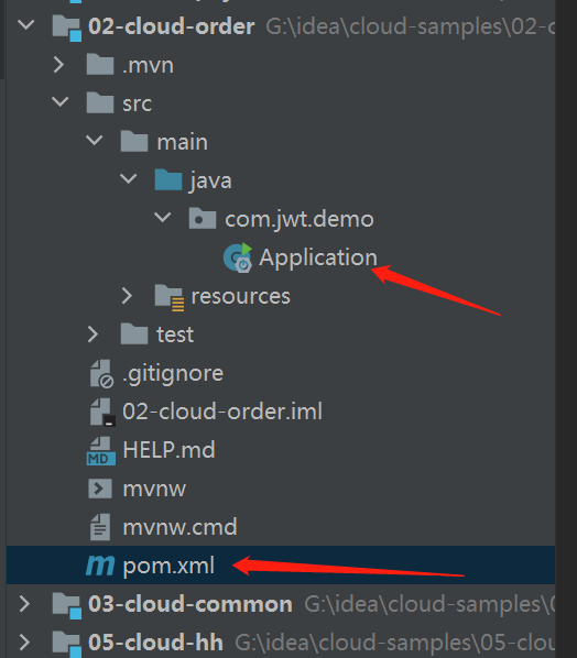 使用spring Initializr创建项目，application、pom Xml灰色 Spring Application Name 是
