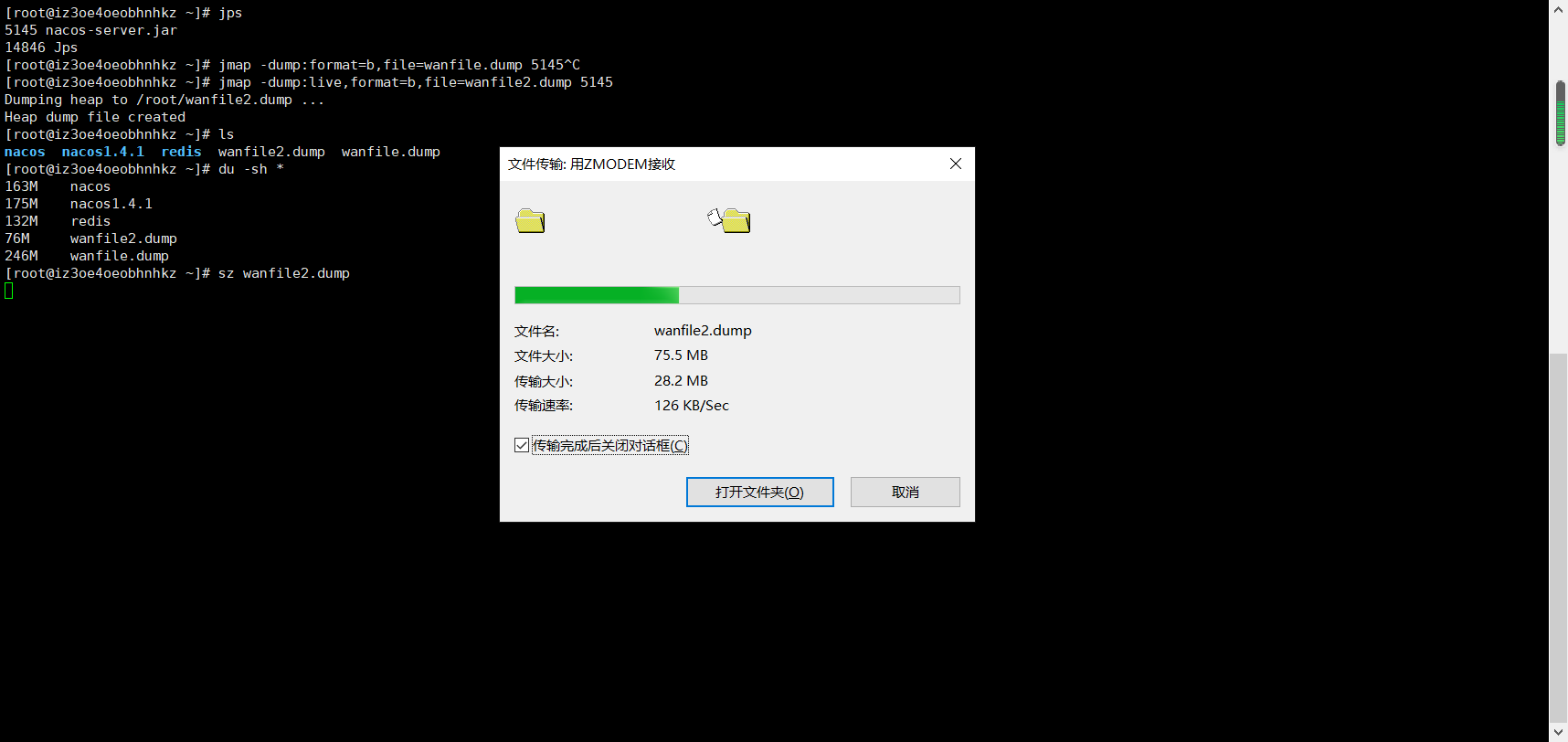 linux环境下导出项目的堆栈dump文件_linux将线程dump文件下载-CSDN博客