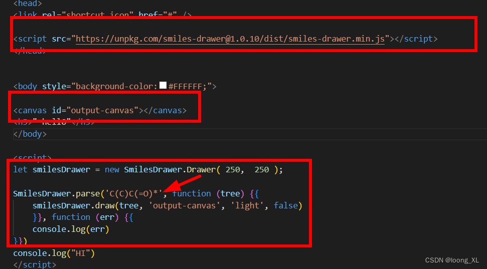 smilesDrawer 网页前端可视化化合物simles分子；flask 集成显示smilesDrawer插件；3Dmol.JS 前端页面显示插件；rdkit simles转svg格式 ...
