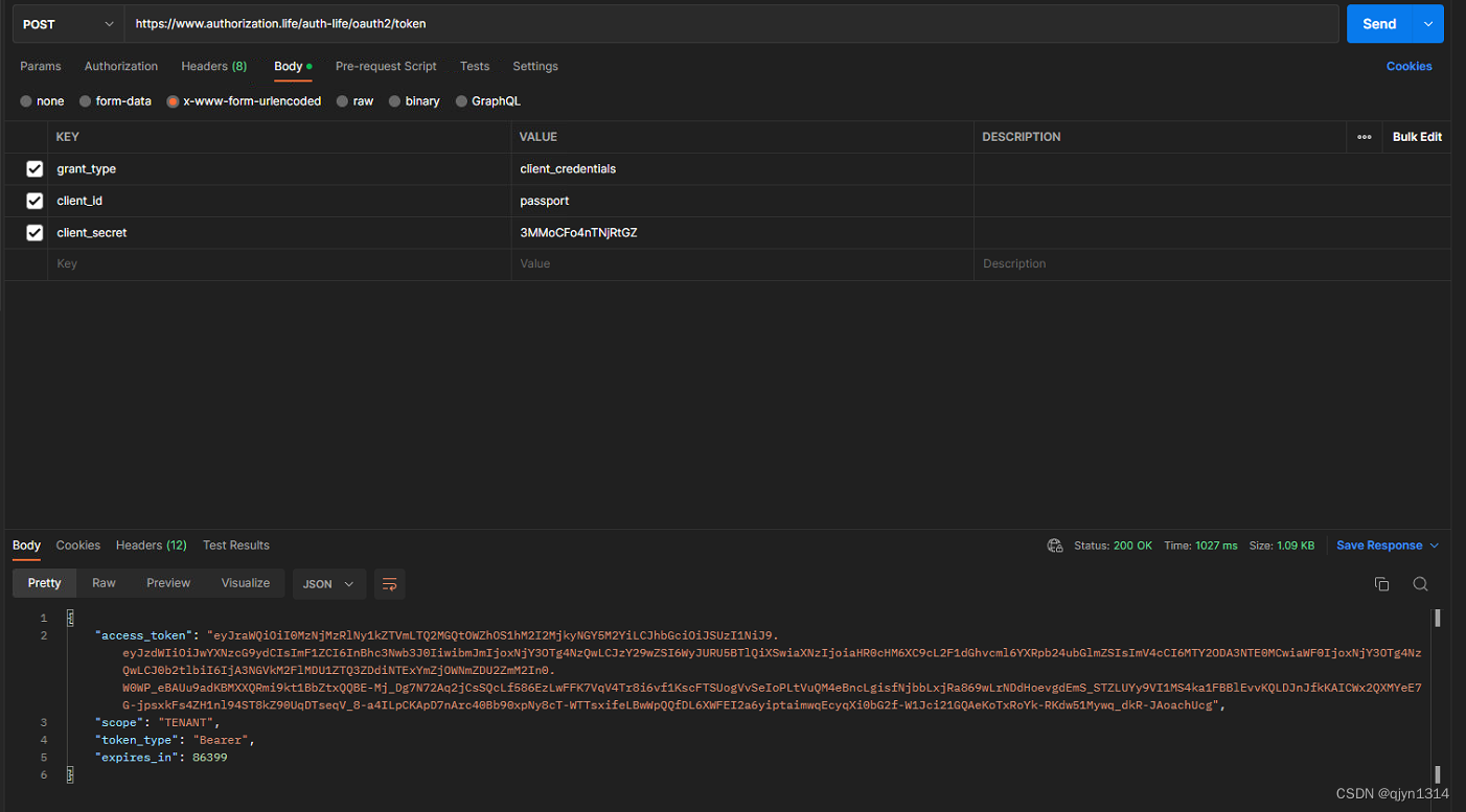 前后端分离Oauth2.0 - springsecurity + spring-authorization-server —客户端凭证模式_spring-security-oauth2 ...