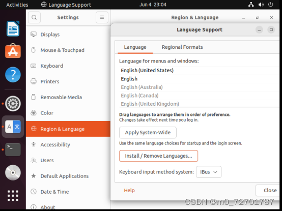 ubuntu-22.04.2更改中文和安装VMware Tools_ubuntu vmware 汉化-CSDN博客