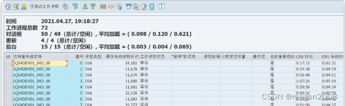 SAP查看与终止进程_sap进程怎么看-CSDN博客