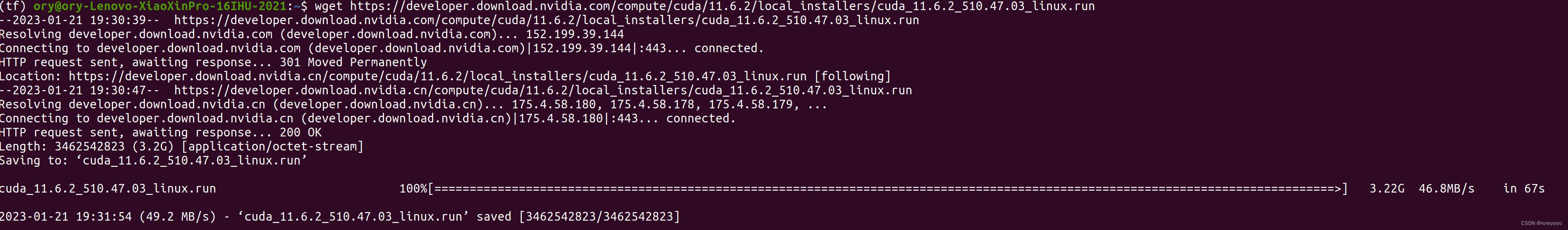 ubuntu20.04 + 安装cuda11.6过程 + pytorch安装记录_cuda 11.6 unbantu-CSDN博客