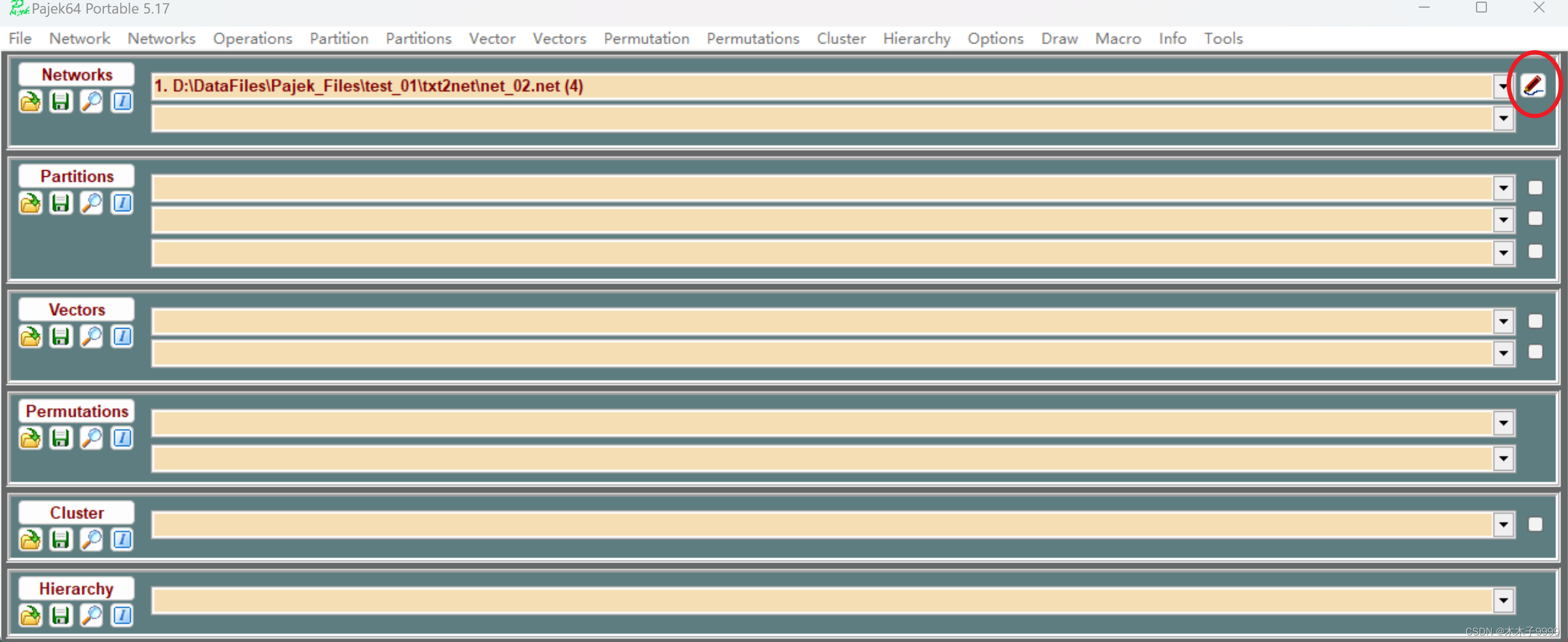 Pajek使用日记_pajek excel-CSDN博客
