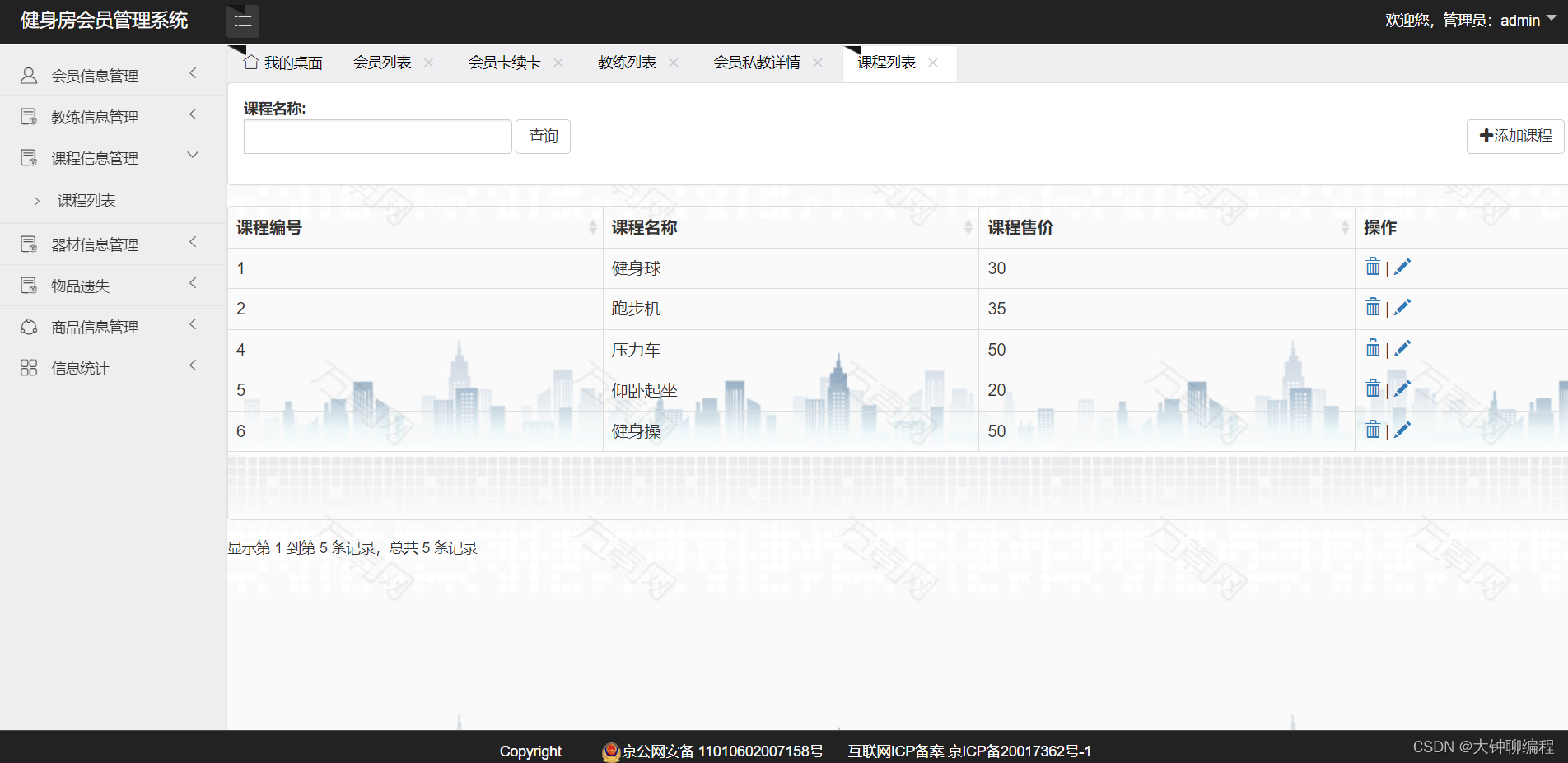 计算机毕业设计课程设计系列基于springboot的健身房会员管理系统基于springboot的会员管理系统 Csdn博客