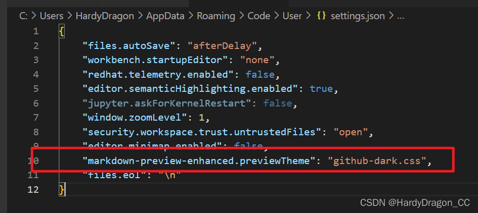 vscode 插件 markdown-preview-enhanced 设置深色预览主题_if you are using vscode, then please set the setti ...