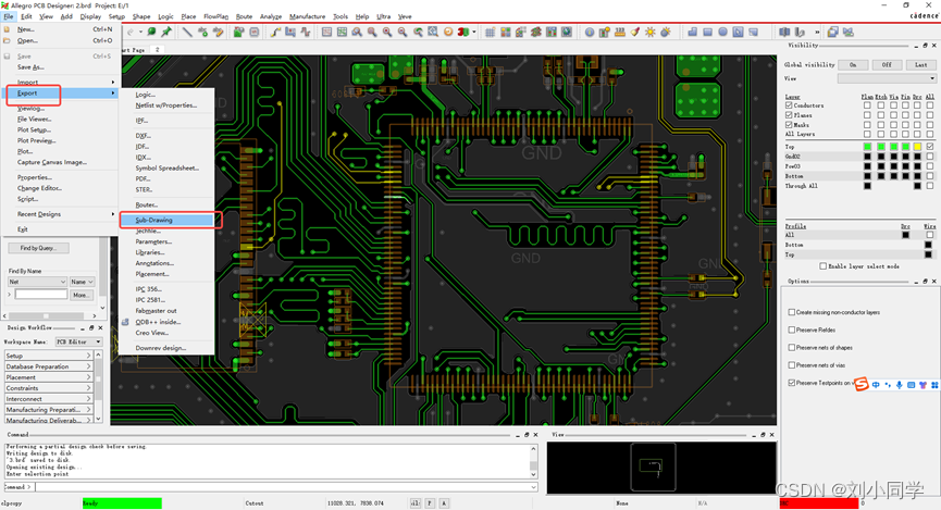 Cadence Allegro PCB设计88问解析(三十二) 之 Allegro 中 Sub-Drawing的使用_allegro subdrawing-CSDN博客