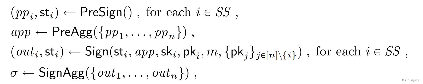 论文笔记：Threshold and Multi-signature Schemes from Linear Hash Functions_frost 阈值签名介绍-CSDN博客