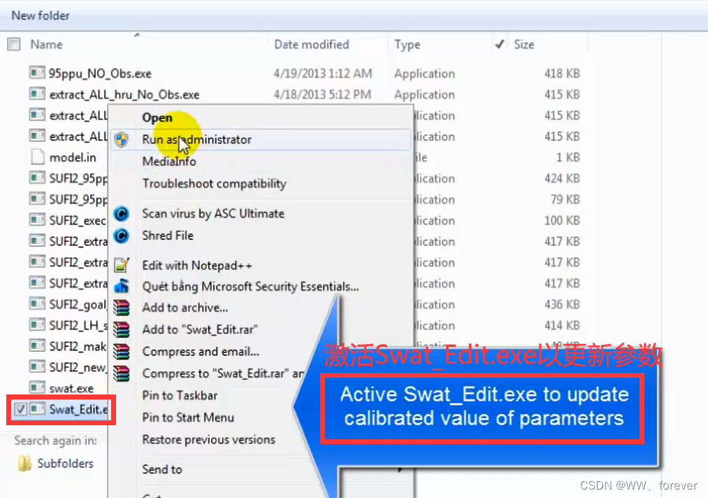 【SWAT水文模型】SWAT水文模型建立及应用第七期：SWAT模型检验_swatcup参数怎么带回swat-CSDN博客
