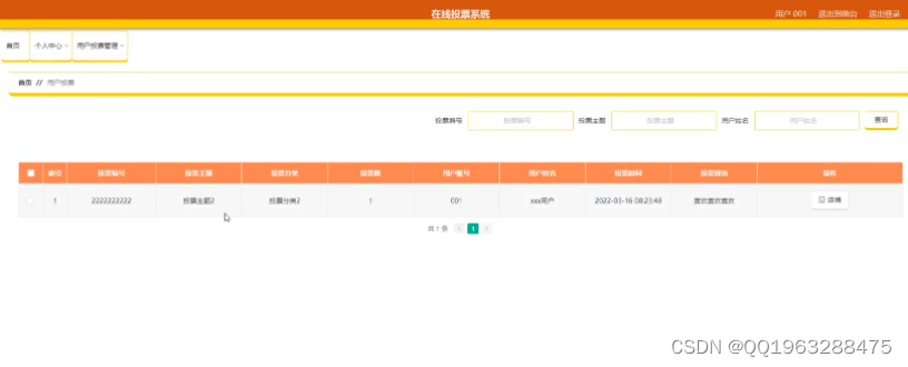 Nodejsvueelementui 在线投票系统element Ui做投票 Csdn博客
