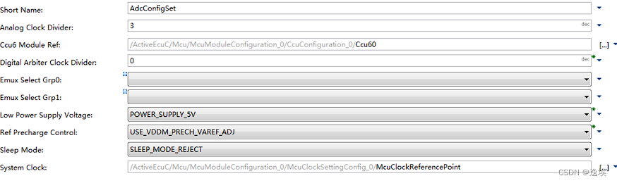 [AutoSar] VADC 模块配置及使用说明(一)_adcgroupaccessmode-CSDN博客