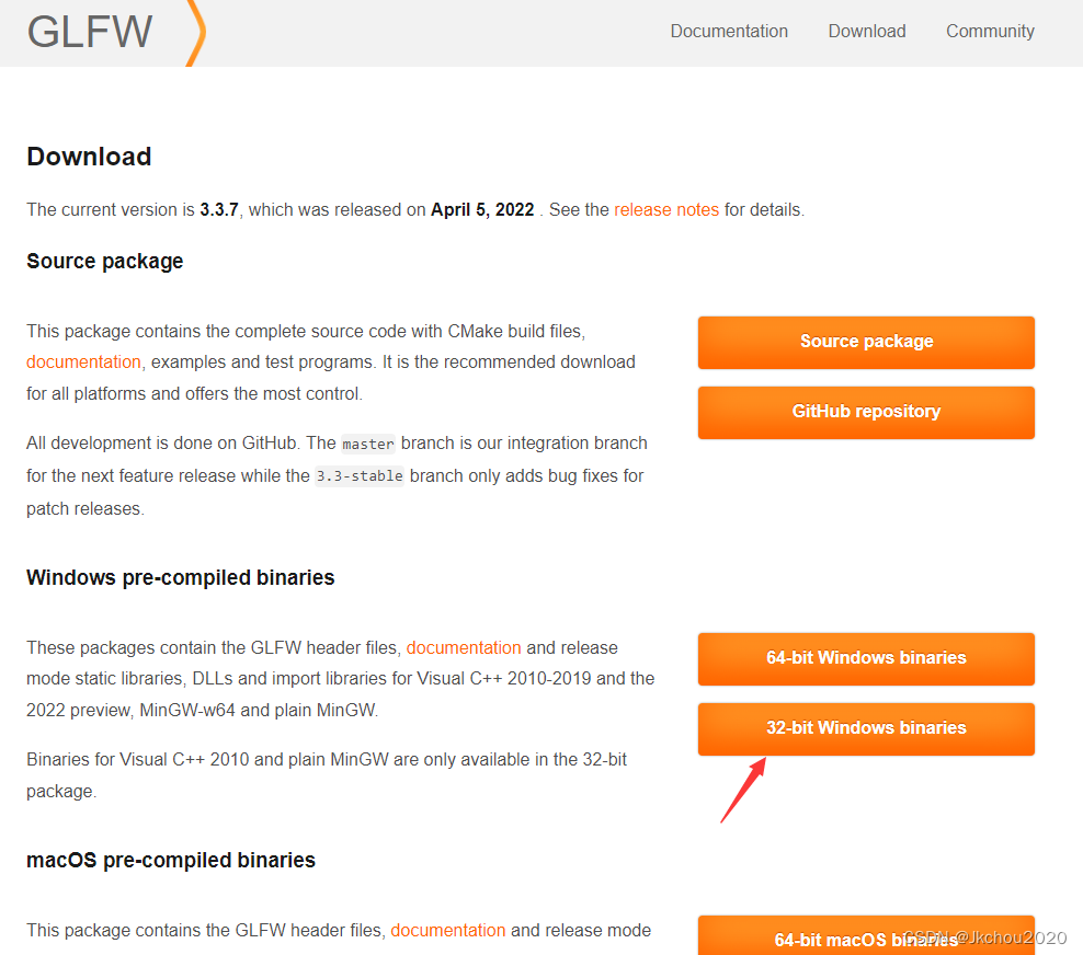 安装OpenGL/GLFW并静态链接使用_xcode如何使用静态链接glfw-CSDN博客