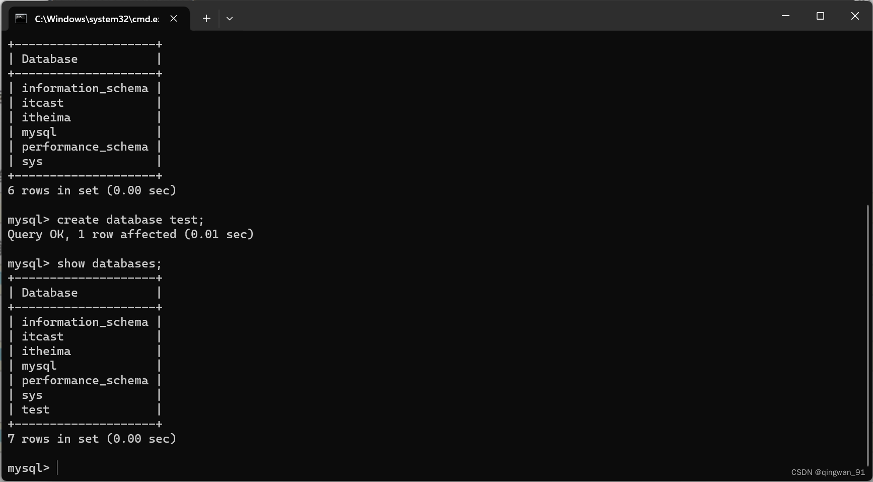 Mysql基础篇——sql通用语法、分类、ddl和数据类型 Csdn博客