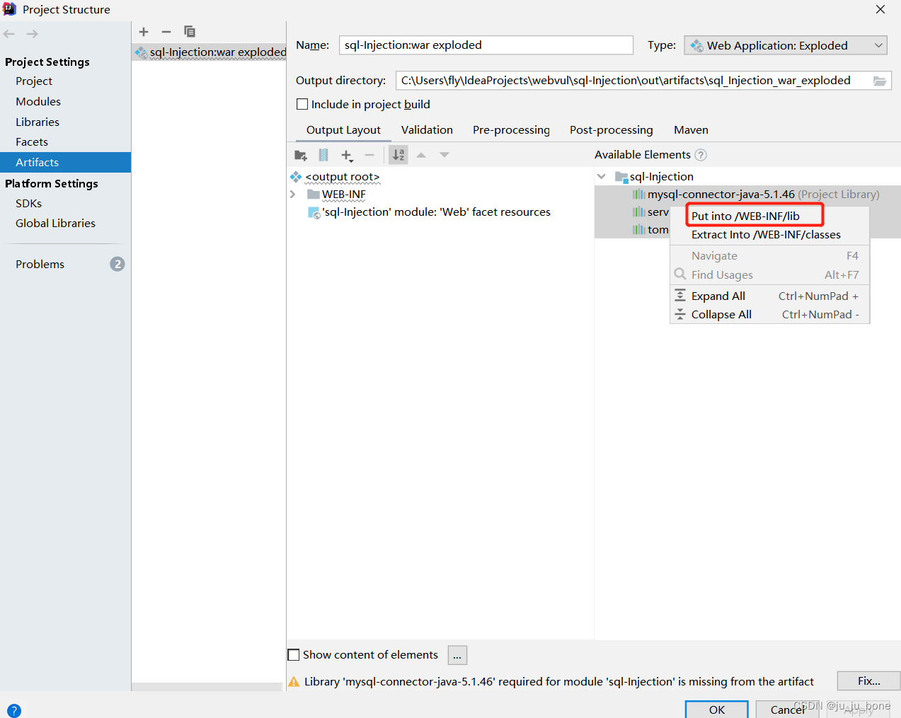 Servlet连不上数据库——tomcat导jar包_idea servlet项目访问数据库-CSDN博客
