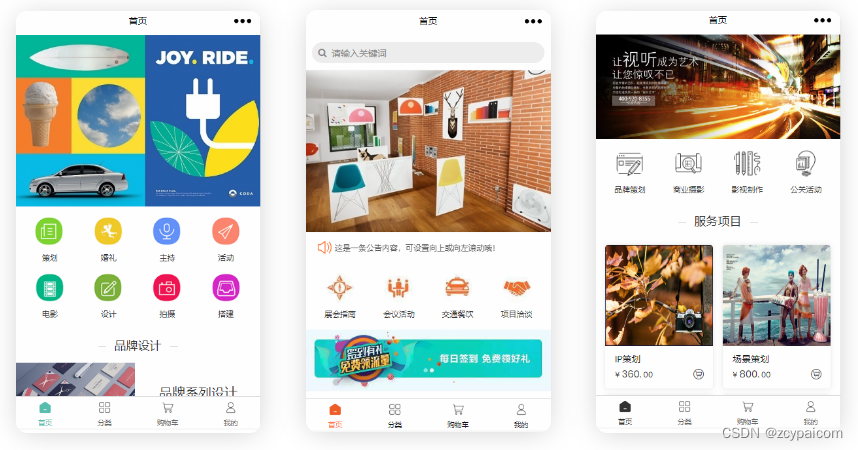 分享公司企业官网展示小程序开发制作功能介绍_小程序企业官网model-CSDN博客