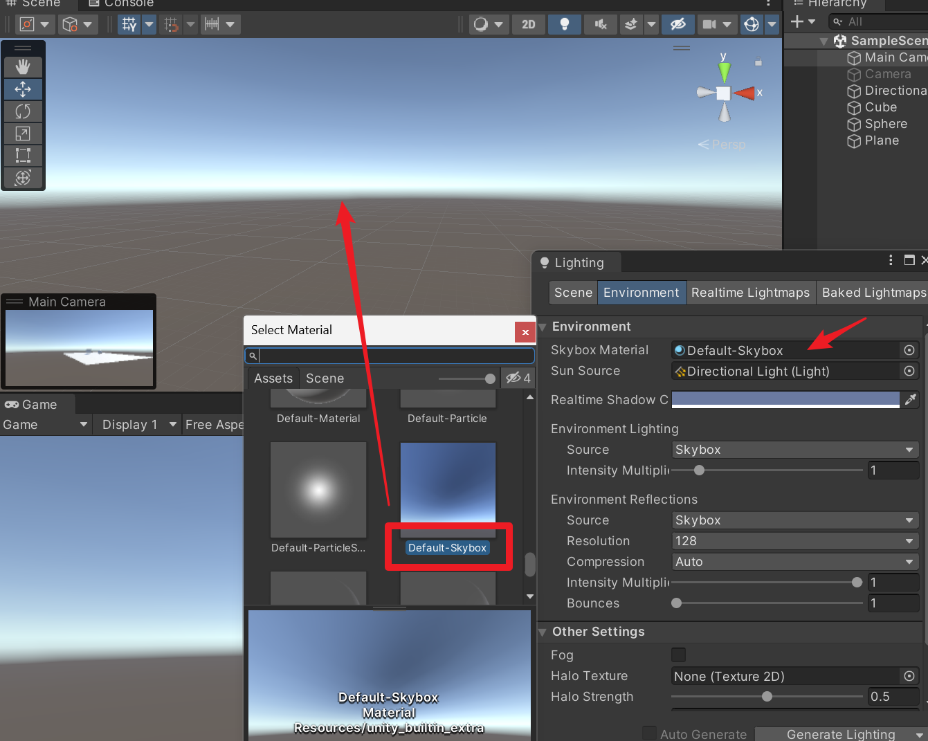 【学习笔记】Unity基础（八）【镜头camera组件属性（clear flag、target texture、occlusion culling、镜面效果、小地图等）】_unity ...