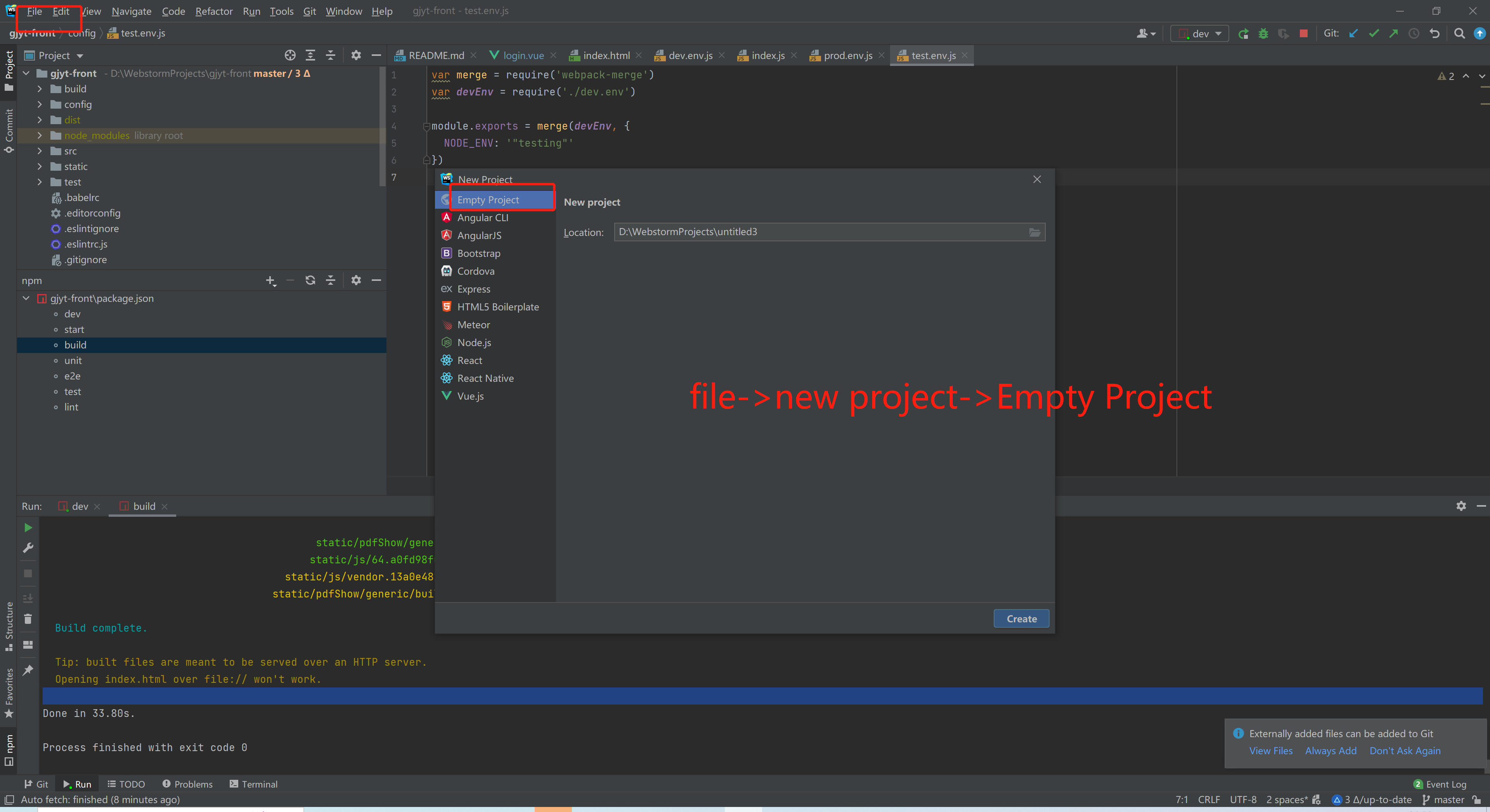 前端开发环境配置webstorm环境配置【gityarn】webstorm Yarn Csdn博客