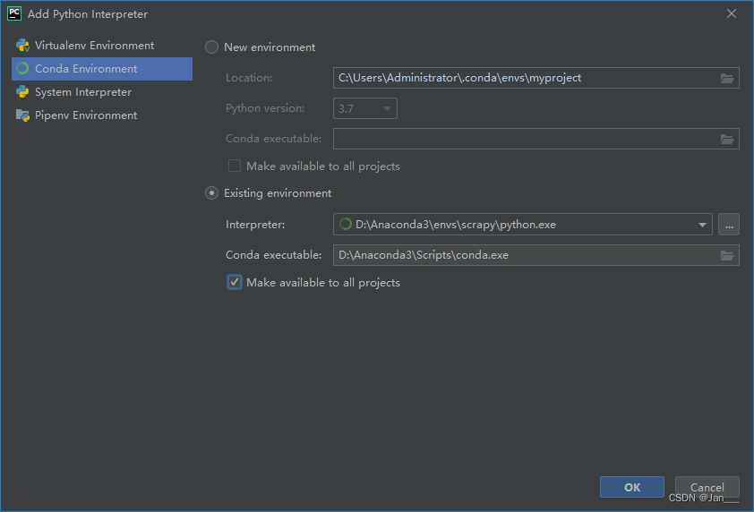 Anaconda+PyCharm+Qt Designer+PyUIC安装配置过程_Jan___的博客-CSDN博客_anaconda pyuic