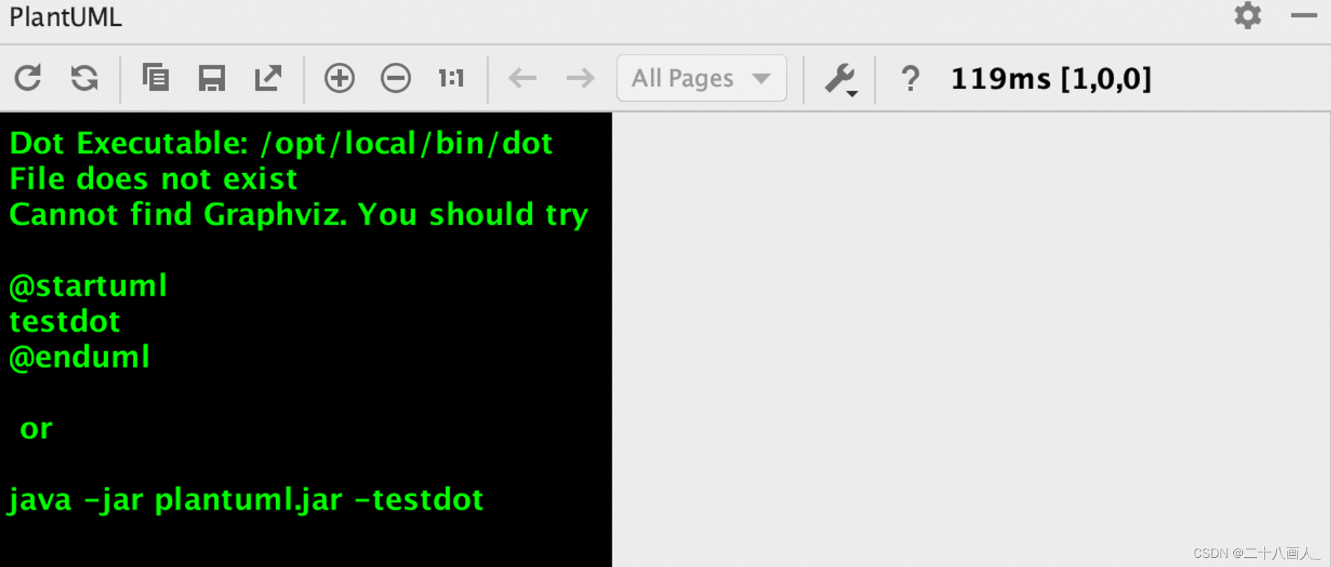 【idea插件】 Plantuml Integration Can‘t Find Graphviz Csdn博客
