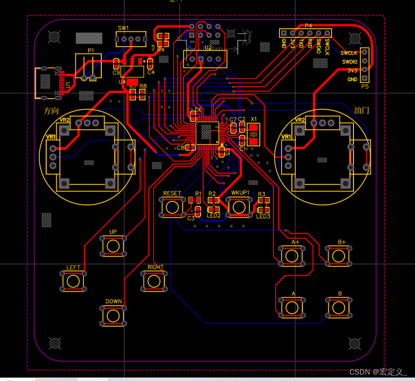 1.4双摇杆遥控器电路部分--stm32f103PCB设计_摇杆驱动电路-CSDN博客