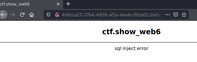 ctfshow-web6_ctfshow web6-CSDN博客
