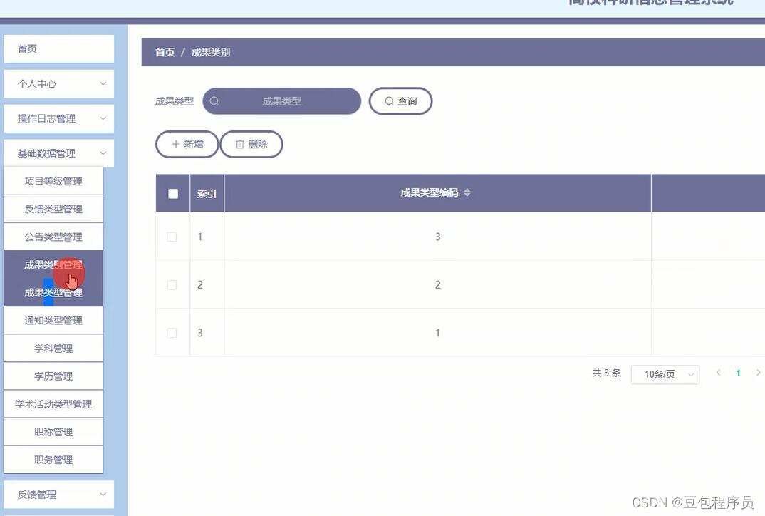 Springbootvue基于java高校科研信息管理系统 附源码springboot研究生科研管理系统 Csdn博客 