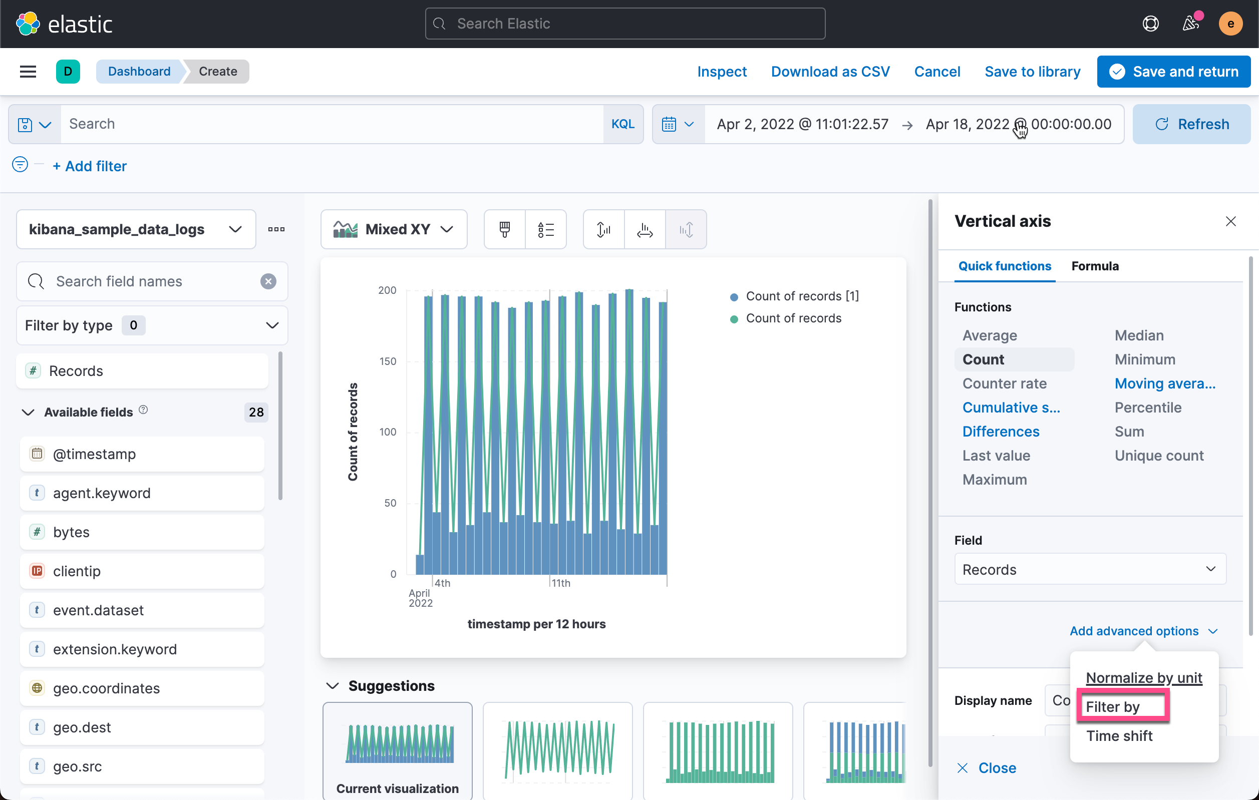 Kibana：在 Lens 中运用多个索引在同一个可视化中创建多个可视化层_kibana discover painlenss用法-CSDN博客
