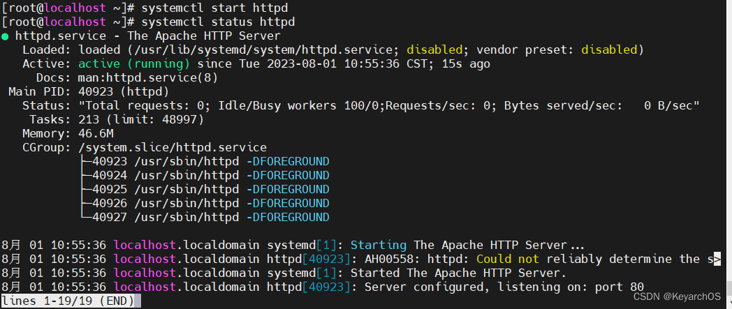 KerarchOS(KOS)安装Apache HTTP Server_kos-srv-CSDN博客