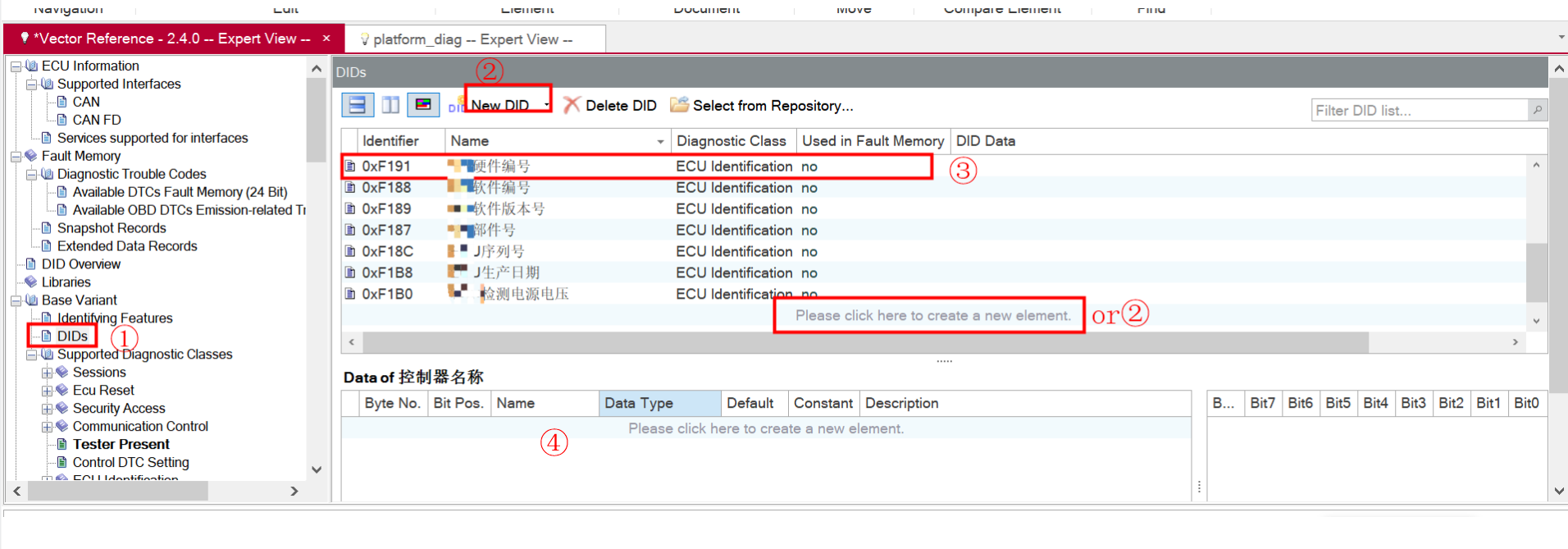 [Graphic CDD] Use CANdelaStudio to edit the diagnostic description CDD ...