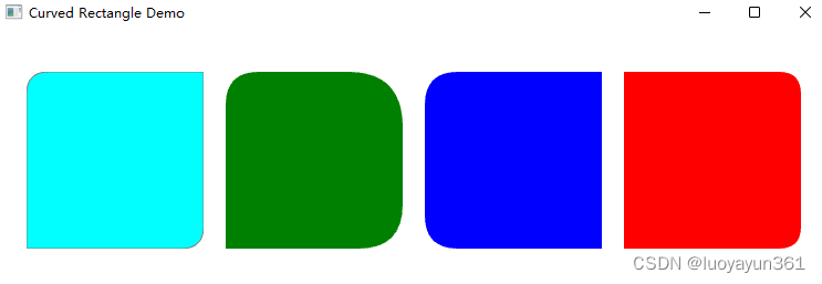 Qml Shape实现任意圆角rectangle矩形 Csdn博客