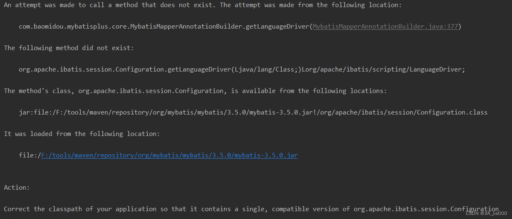 BaseMapper的公用方法无法使用，报错Invalid bound statement (not found)_继承basemapper的方法用不了-CSDN博客