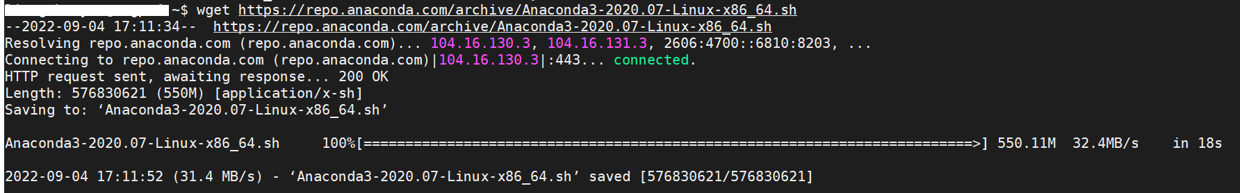 4、服务器上安装Anaconda3+Tensorflow-gup+Pytorch-gpu_wget 清华源anaconda-CSDN博客