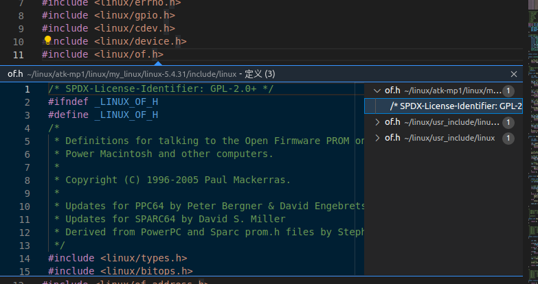 在linux下进行驱动模块编程vscode无法找到头文件的问题_vscode链接linux后编写代码找不到c++的头文件-CSDN博客