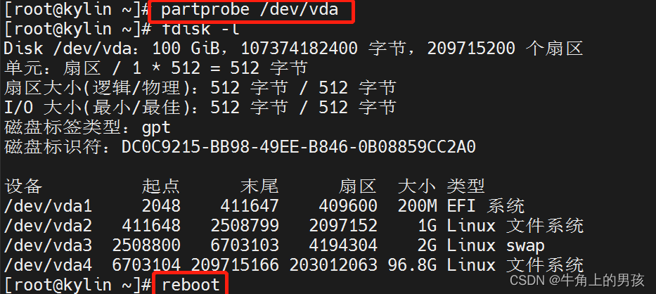 Kylin ext3/4 xfs手动扩容根分区_kylin-server-v10.gfb-release-2204-build03.arm64.is-CSDN博客