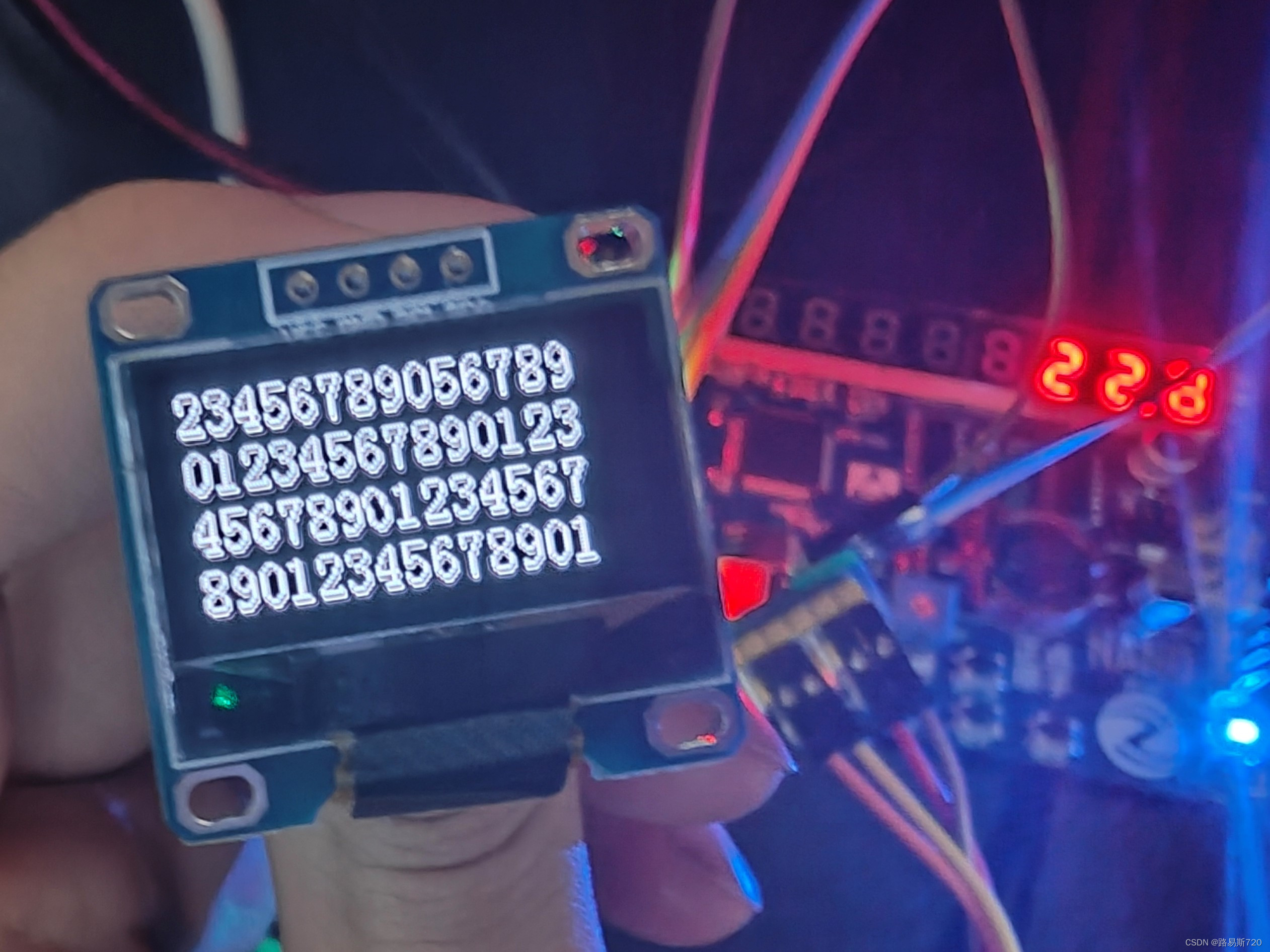 Stm32 I2c Oled显示屏测试stm32f103c6t6点屏 Csdn博客