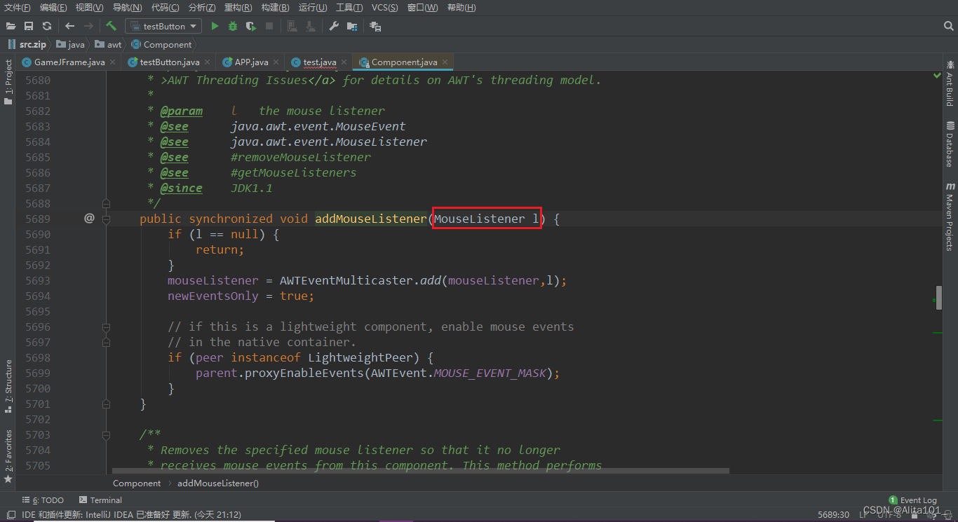 Java中的鼠标监听机制（含实例）鼠标监听事件及其功能实现 Csdn博客