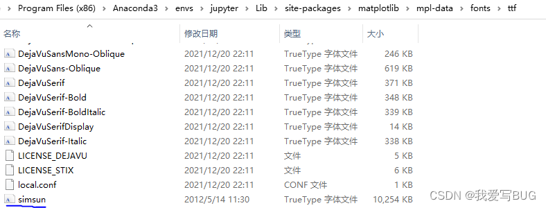 Python：WIN10解决matplotlib画图中显示中文宋体英文TimesNewRoman问题_matlab图坐标轴中文字和英文无法同时显示-CSDN博客