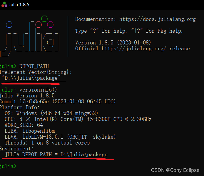 如何修改Julia语言环境的安装包默认安装文件夹的位置-CSDN博客
