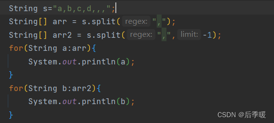 Java字符串的split方法第二个参数是什么意思？ 1意味着什么？java Split 1 Csdn博客