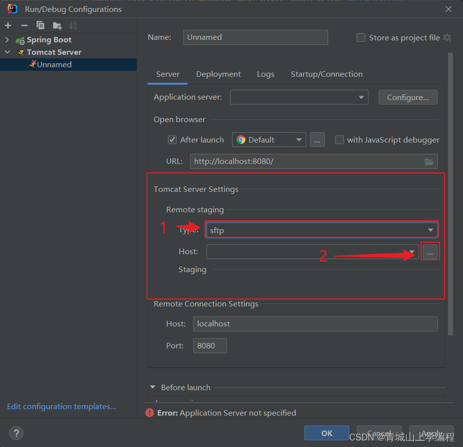 IDEA 在远程 Tomcat 上运行项目（亲身避坑版）_idea tomcat remote-CSDN博客