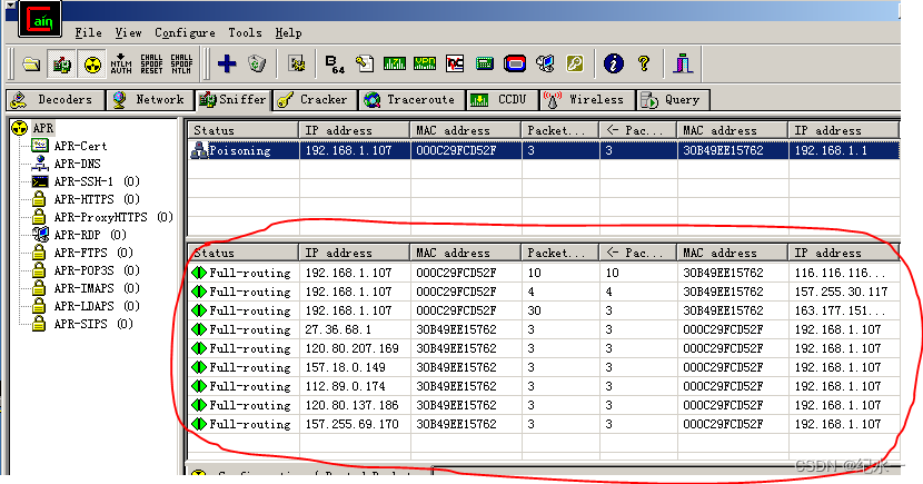 黑客学习-篡改攻击：基于Cain的ARP欺骗攻击与防范_cain csdn-CSDN博客